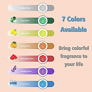 UFRITAN 7 Pack Urinal Screens Deodorant, Urinal Screen, Splash Proof & Odor Freshener, Urinal Mats for Restrooms at Home, Offices, Schools, and Malls, Scent Lasts 30 Days, Non-Clogging Design