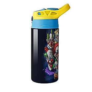 ZHANGXM Killer Horror Klowns Movie from Outer Space Water Bottles Tumbler Double Wall Vacuum Leak Proof Carton Bottles Insulated Children's Water Cup