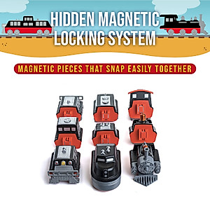 POPULAR PLAYTHINGS Magnetic Mix or Match Vehicles, Train
