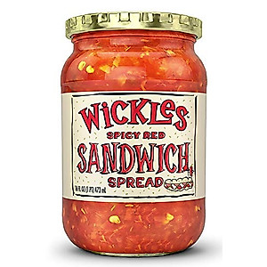 Wickles Spicy Red Sandwich Spread, 16 OZ (Pack of 2)