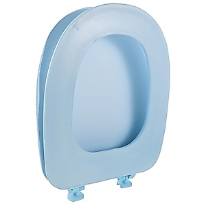 Uonlytech 2pcs Toilet Lid Portable Bidet for Round Toilet Potty Replacement Toilet Seat Cover Round Bidet Toilet Standard Toilet Seat Toilet Seats for Bathroom Toilets Potties Sky-blue Foam
