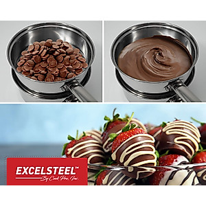 ExcelSteel 3 Piece Boiler, 2.5 quart, Stainless Steel