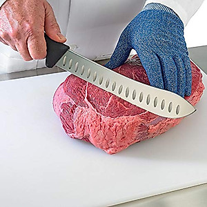 Mercer Culinary BPX M13718 Granton Edge American Butcher Knife, 10-Inch, Granton American Butcher Knife