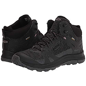 KEEN Womens Terradora 2 Waterproof Mid Height Hiking Boot, Black/Magnet, 8.5 US
