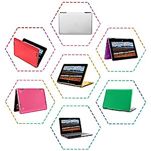 mCover Hard Shell Case for 11.6" HP Chromebook X360 11 G1 EE laptops (NOT Compatible with HP C11 G4EE / G5EE / G6EE) (HP CX360 11 G1EE Clear)