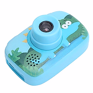 01 Digital Cameras, Hd 1080P Children Camera, 2 Inch IPS Screen Continuous Shooting Christmas Birthday Present for Children Thanksgiving(Blue)