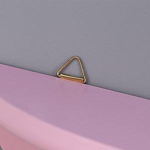 DOITOOL Wooden Floating Shelves Wall Mounted Butterfly Semicircle Wall Shelf Home Decoration Rack, Nordic Style Decorative Shelves for Bedroom, Living Room, Kitchen, Office (Pink)