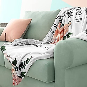 Kituzol Christian Gifts Blanket 50"x60" - Religious Gifts for Women - Christian Birthday Gifts - Best Christian Inspirational Gift - Faith Gifts for Women Throw Blankets - Awesome Spiritual Gifts Idea