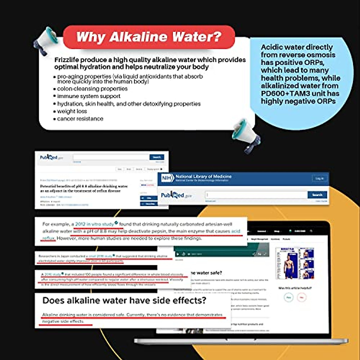 Frizzlife PX500-A Under Sink Tankless Reverse Osmosis Water Filtration System, 500 Gallons Per Day, Remineralizes Water, Easy DIY Installation, Low Maintenance