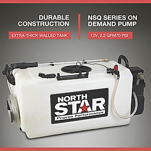 NorthStar ATV Boomless Broadcast and Spot Sprayer - 26-Gallon Capacity, 2.2 GPM, 12 Volts