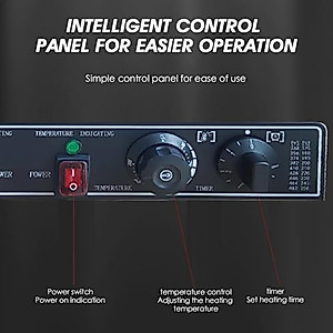 Minis Pancake Maker 50 Pack | Commercial Minis Pancakes Maker Machine | 1800W Minis Dutch Pancakes Maker | 1.8 Inches Dorayakis Maker With 2 Thermostats and 5 Mins Timers, Non-stick Coating