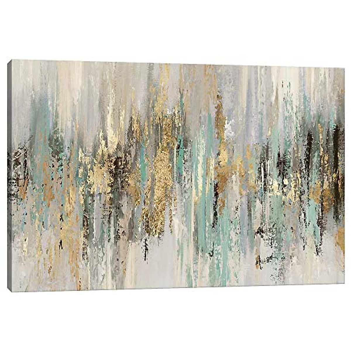 iCanvas TOR189 Dripping Gold I Canvas Print by Tom Reeves, 32" x 48" x 1.5" Depth Gallery Wrapped