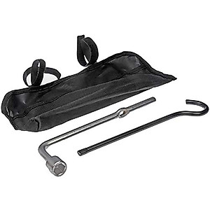 Dorman 926-812 Spare Tire Jack Handle / Wheel Lug Wrench Compatible with Select Acura / Honda Models, Silver; Black