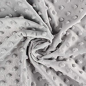 Soft Plush Minky Baby Blanket for Boys Girls Unisex with Print Animal Pattern Double Layer Dotted Backing Bed Throws for Baby Crib Receiving for Newborns