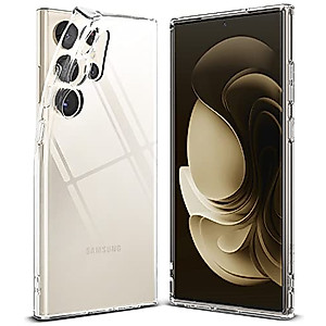 Ringke Air [No-Case Feel] Compatible with Samsung Galaxy S23 Ultra Case, Clear 5G Slim Cover, Transparent Flexible Lightweight Thin Cover Designed for S23 Ultra Case - Clear