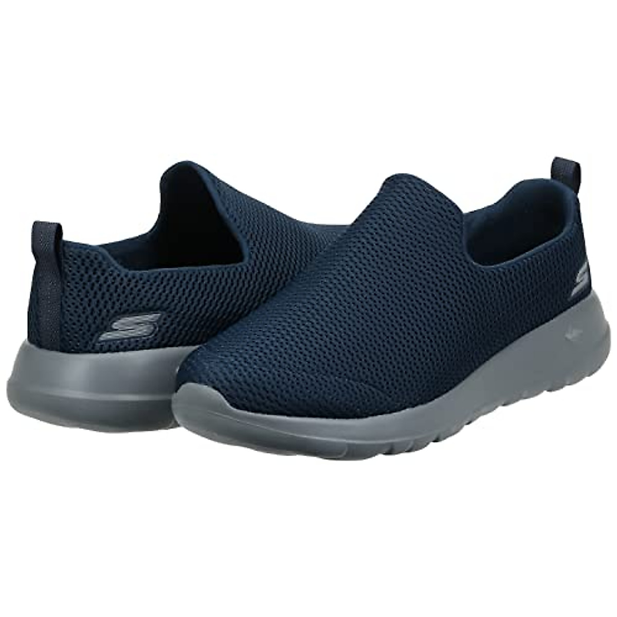 Skechers Men's Go Walk Max-Athletic Air Mesh Slip on Walkking Shoe Sneaker,Navy/Gray,10.5 M US