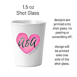 Dad Of The Year - Personalized Shot Glass for Men - New Daddy Present - Fathers Day Gifts from Kids