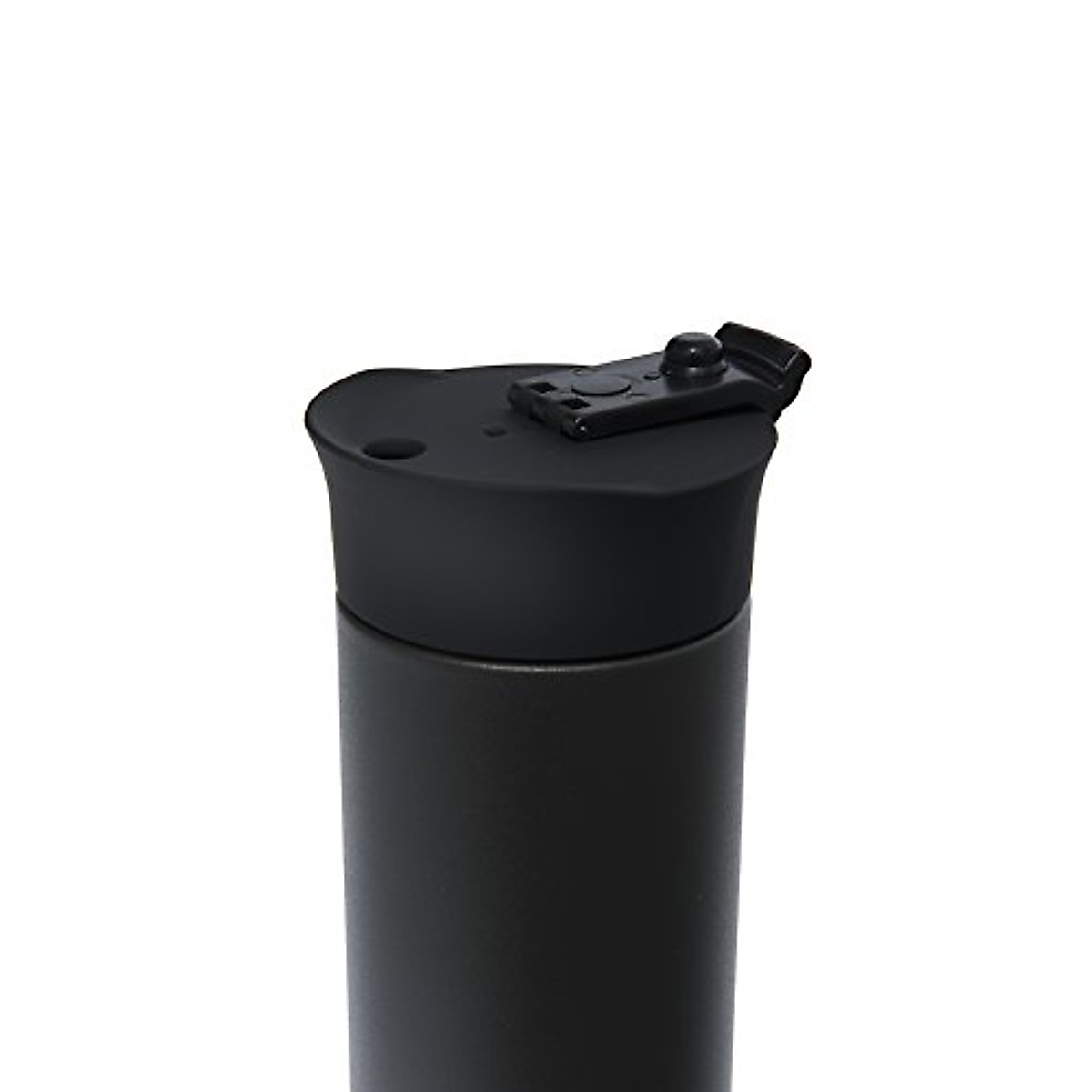 LEXO Temperature Regulating Smart Travel Mug - Flip Top Lid (Black, 16. oz.)