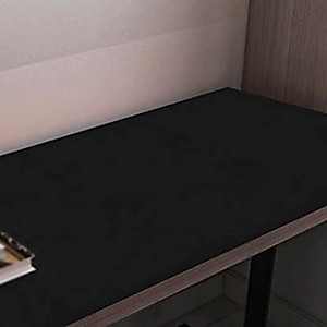 Shelf Liner Drawer Matte Black Wallpaper Vinyl Self-Adhesive Countertop Removable Contact Paper Wall Decoration