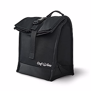 Insulated Lunch Bag | Adult Lunch Bag | Reusable Lunch Bags | Thermal Lunch Bag | Lunch Bag with Strap | Lunch Bag for Men | Women Lunch Bags for Work | Lunch Bags for Women (Black)