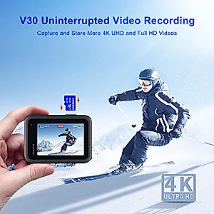 Vansuny Micro SD Card 64GB microSDXC Memory Card with SD Adapter A1 App Performance V30 4K Video Recording C10 U3 Micro SD for Phone, Security Camera, Dash Cam, Action Camera