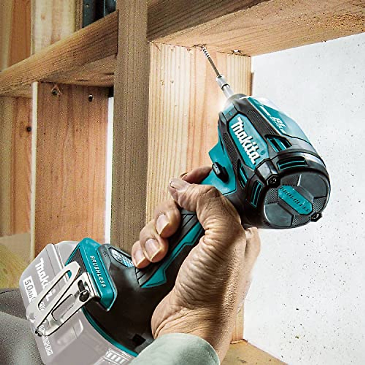 Makita XDT19Z 18V LXT® Lithium-Ion Brushless Cordless Quick-Shift Mode™ 4-Speed Impact Driver, Tool Only (Renewed)