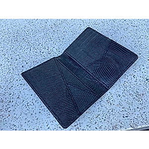 Double side Black Lizard leather skin Credit Cardholder, leather credit cardcase, leather creditcard cover