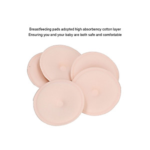 10pcs Reusable Nursing Pads Breast Pads Washable Breathable Soft Cotton Prevent Leaks Breastfeeding Nipple Pad for Maternity Breast Feeding Shower Gift