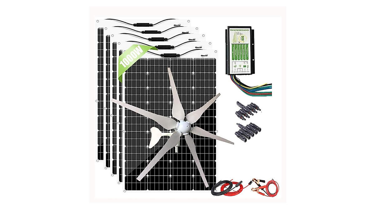 1000W Solar Wind Hybrid Kit - Power Your Home Off-Grid