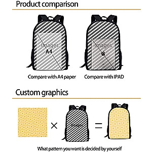 Ystardream Goth Rose Backpack for Kids Women Girls kids School Personalized Laptop iPad Tablet Travel School Bag