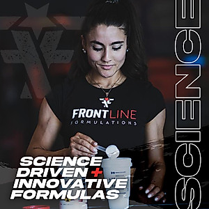 FRONTLINE FORMULATIONS Isolean, 100% Whey Protein Isolate, Fast Absorption, Iso Lean, Low Sugar, Maximize Recovery, 25 Grams Per Serving, Veteren Owned and Operated (28 Servings, Chocolate Blueberry)