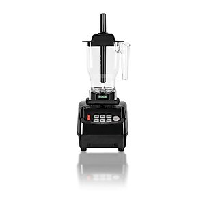 OmniBlend V Commercial Blender for Smoothies Shakes Cocktails, Heavy Duty 3-Speed, Self-Cleaning, Includes Multi-functional 2-in-1 Wet Dry Blades, 1.5 Liter BPA-Free Shatter-Proof Jar (Black)
