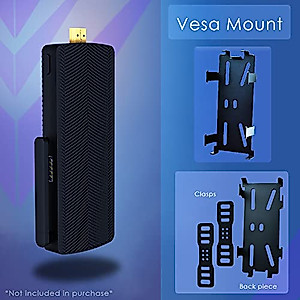 AZULLE Access4 Pro Fanless Mini PC Stick 4GB/64GB – Business & Home Portable Computer, WiFi, Windows 10 Pro, USB & Ethernet Port - Gemini Lake J4125 Processor