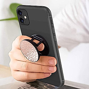 Nxmouse 3 Pack Multifunction Foldable Cell Phone Stand Holder, Rose Gold Blue Marble Grip Mount Compatible for Smartphones.