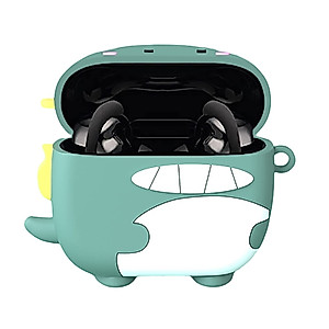 CASEVERSE Case for Bose QuietComfort Earbuds II/Bose QuietComfort Ultra, Cute 3D Silicone Cute Cartoon Dinosaur Protective Headphones Covers for Kids Girls Boys