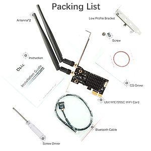 Ubit AC1200 PCIe WiFi Card for PC with BT 4.2 | Dual Band Wireless Network Adapter WiFi Card with Heat Sink Technology | for Gaming, Browsing, Streaming etc