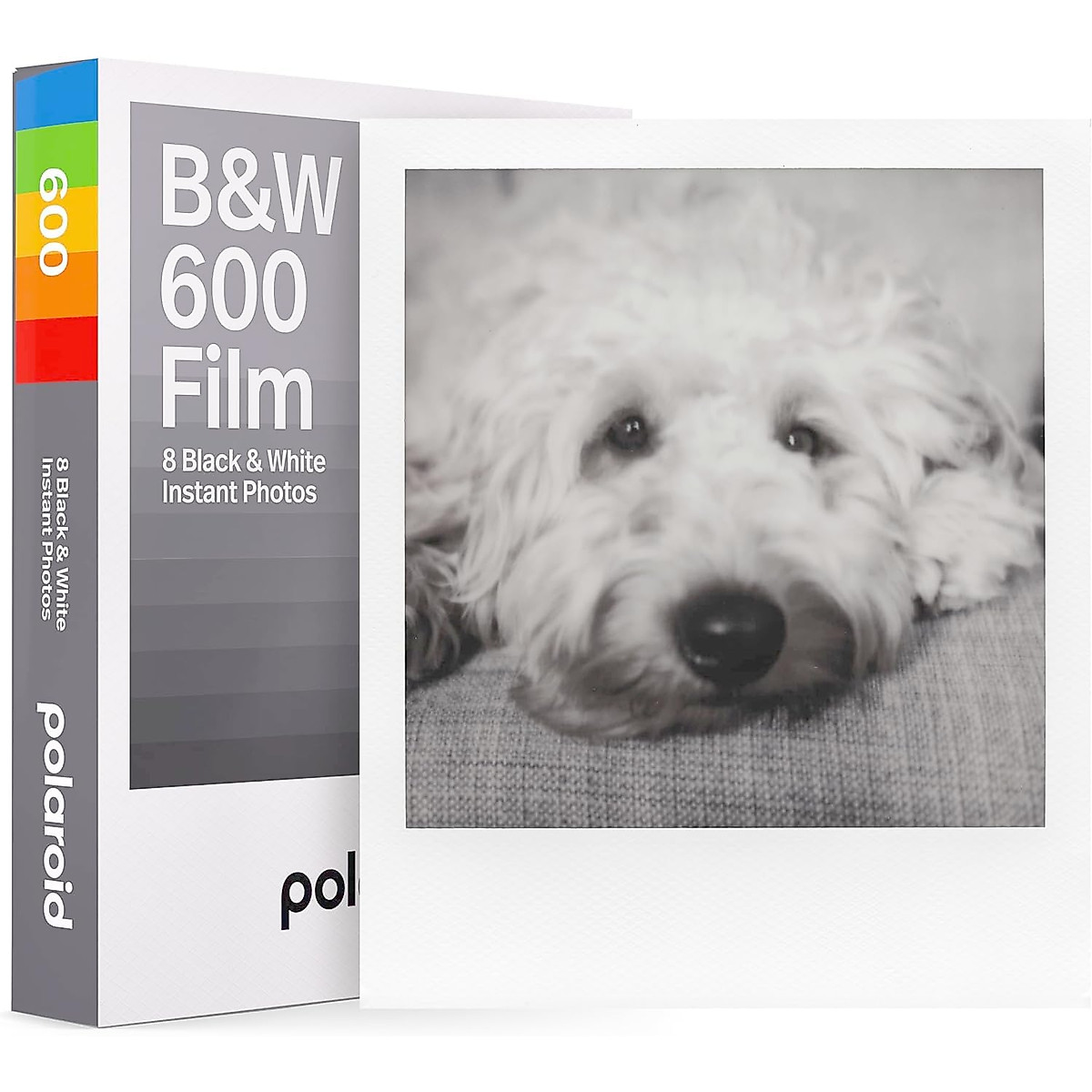 Polaroid Originals Black & White Instant Film, B&W Film for i-Type Cameras 5 Pack Bundle with a Cleaning Cloth