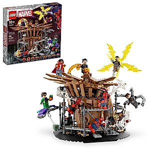 LEGO Marvel Spider-Man Final Battle Building Toy Set, Marvel Collectible Based on The Climax of The Spider-Man: No Way Home Movie, Spider-Man Day Gift, 76261