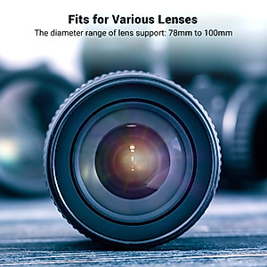 SMALLRIG Universal 15mm LWS Rod Mount Lens Support Bracket Height Adjustable for DSLR Camera Shoulder Rig - 2727