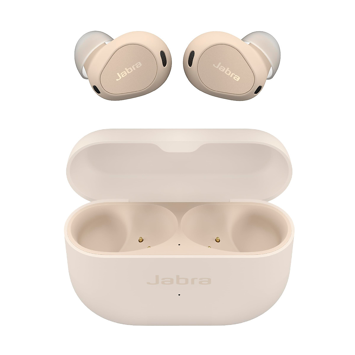 Jabra Elite 10 True Wireless Bluetooth Earbuds – Advanced Active Noise Cancelling with Dolby Atmos Surround Sound, All-Day Comfort, Multipoint, Crystal-clear calls – Cream