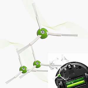 PELLYDA Replacement Parts for irobot Roomba i,e&j Series,i3 i3+ i4 i6 i6+ i7 i7+ i8 i8+ E5 E6 E7 Vacuum Cleaner,Replenishment kits Accessories 2 Set Rubber Brushes,10 HEPA Filters,10 Side Brushes