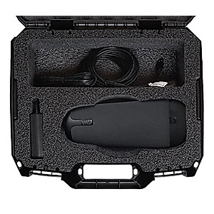 Case Club Case to fit Meeting Owl Conference Camera - Travel & Storage Case Fits Meeting Owl Standard, Pro, 2 or 3 - Pre-Cut Foam is Ready to Go Out of the Box - Holds Expansion Mic, Cords, Accessories & Lock Adapter