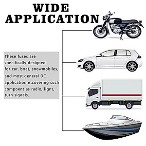 (20 pcs) 20 Amp Standard Blade Fuse, 20 A Automotive Fuse for Car Truck