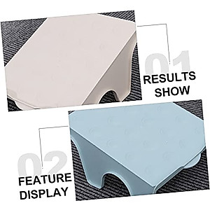 WOONEKY 3pcs Double Shoe Tray Sneaker Shelf Clear Shoe Rack Shoes Insert Rack Sandals Shoes Slots Racks Shoe Stacker Slots Home Supply Practical Shoes Holder Footwear Storage Rack Shoebox