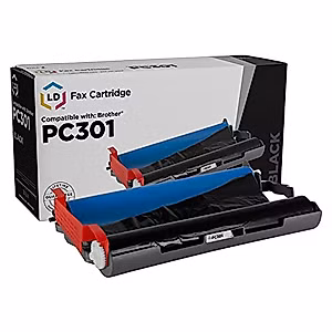 LD Compatible Fax Cartridge with Roll Replacement for Brother PC301