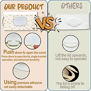 3 Pack Baby Wipes Dispenser，Baby Wipe Holder for Travel，Boho Wipes Container， Reusable Wet Wipes Pouch Portable refillable Wipe Holder for Travel