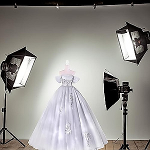 DRDINGRUI Female Mannequin Body, Pinnable Dress Form with Tripod Base for Dress Jewelry Display