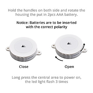 FSC-BP104D DA14531 Long-Range 400m Waterproof IP67 BLE 5.1 Location Beacon with 10 Years Long Life & Replaceable Battery Supports iBeacon and Eddystone