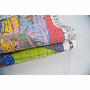 Cross Stitch Kits for Adults Full Range of Animal Patterns Embroidery Starter Kits Printed Dimensions Cross Stitch kits for Home Decor DIY 16CT 2 Strands-Fox 47×37cm