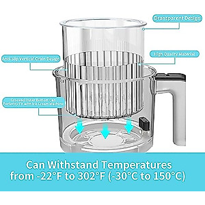 Replacement Container for Ninja Creami Ice Cream Cups and Lids - 4-Pack, 24 Oz. Cups, Compatible with NC500 NC501 Series Ice Cream Makers - Dishwasher Resistant